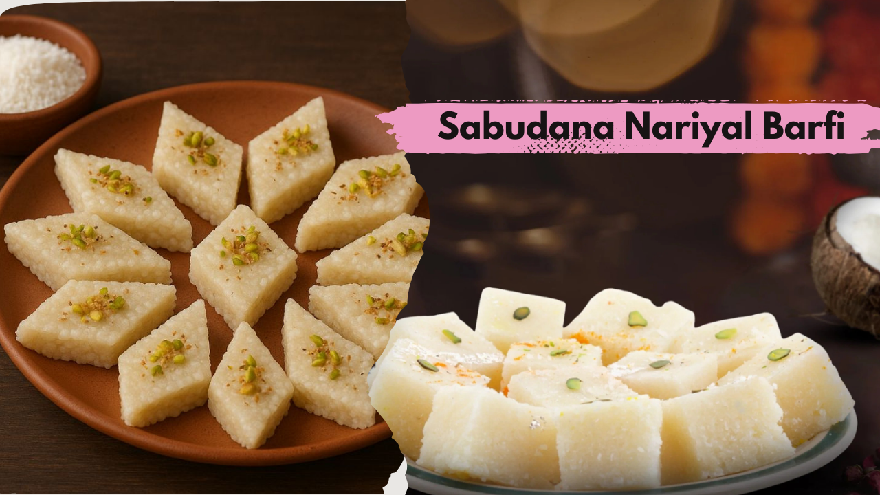 Best Sabudana Nariyal Barfi Recipe for Navratri & Fasting Days - MR ...