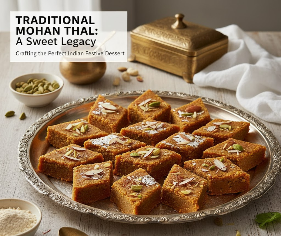 Traditional Mohan Thal Recipe: Celebrate Diwali the Gujarati Way - MR ...