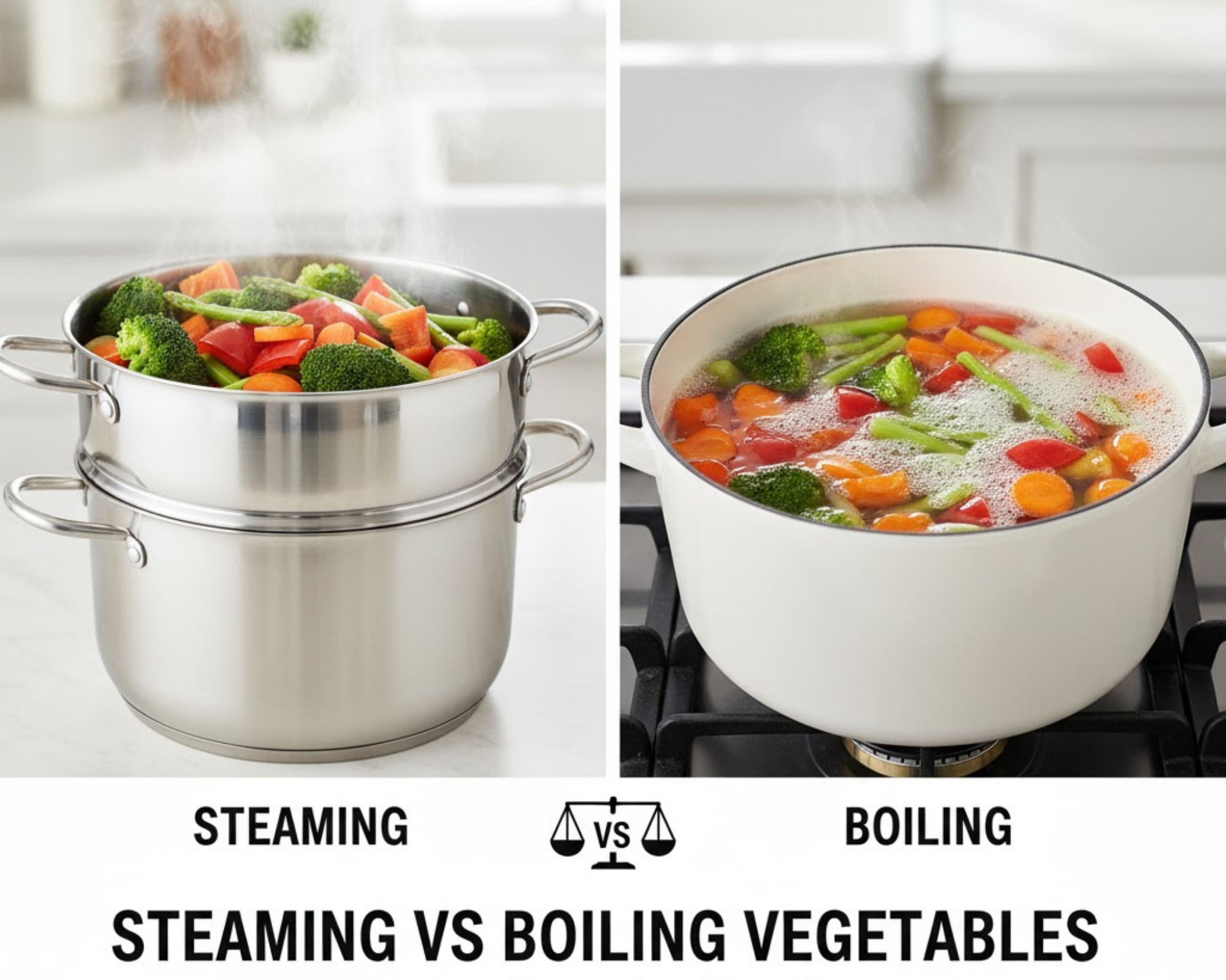 Steaming vs Boiling Vegetables: Which Cooking Method Preserves More ...