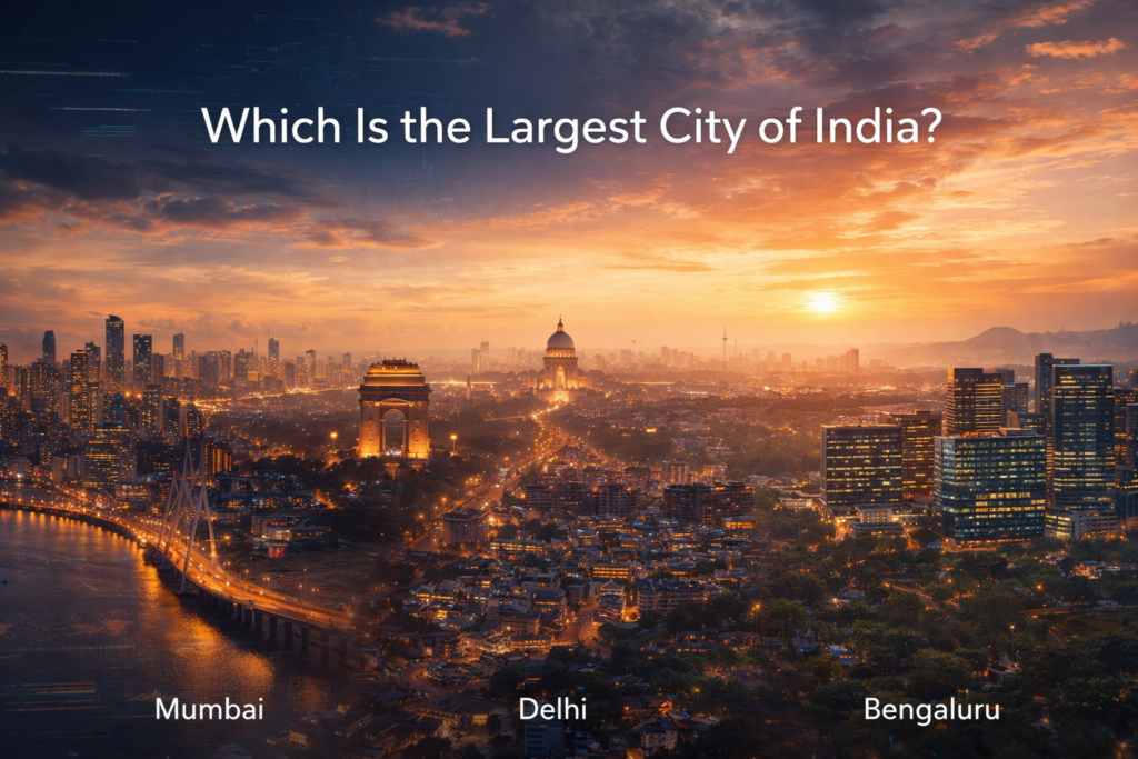 Which Is the Largest City of India? Population, Area & Clear Answer ...